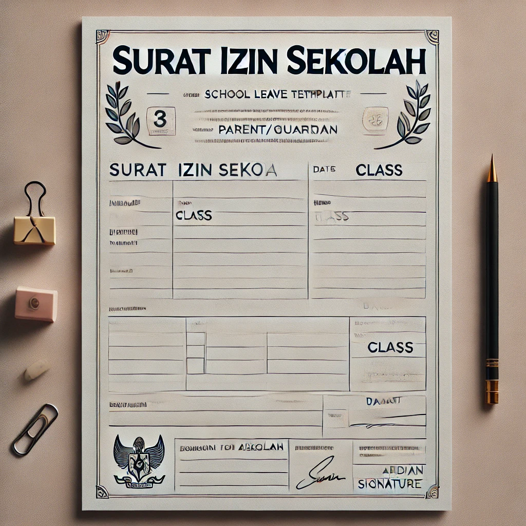 Rahasia Format Surat Izin Sekolah Saat Tidak Masuk yang Efektif