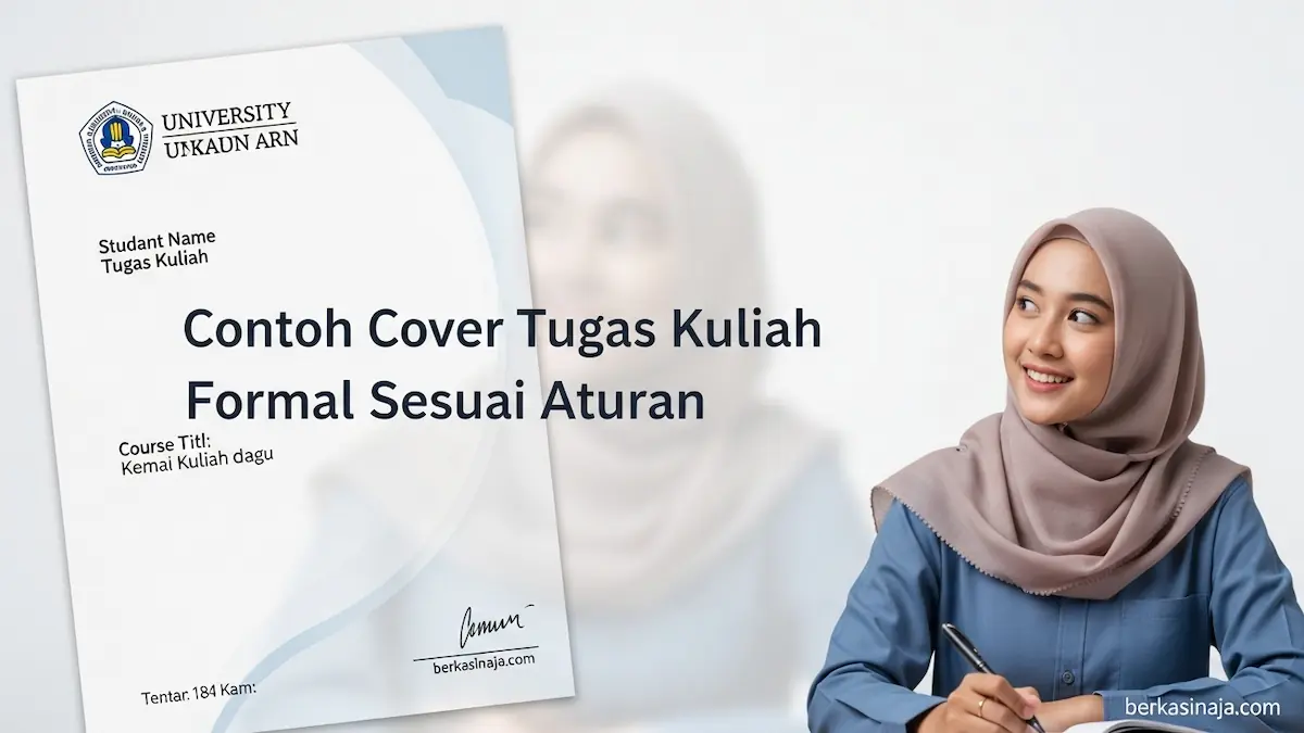 Contoh Cover Tugas Kuliah Formal Sesuai Aturan