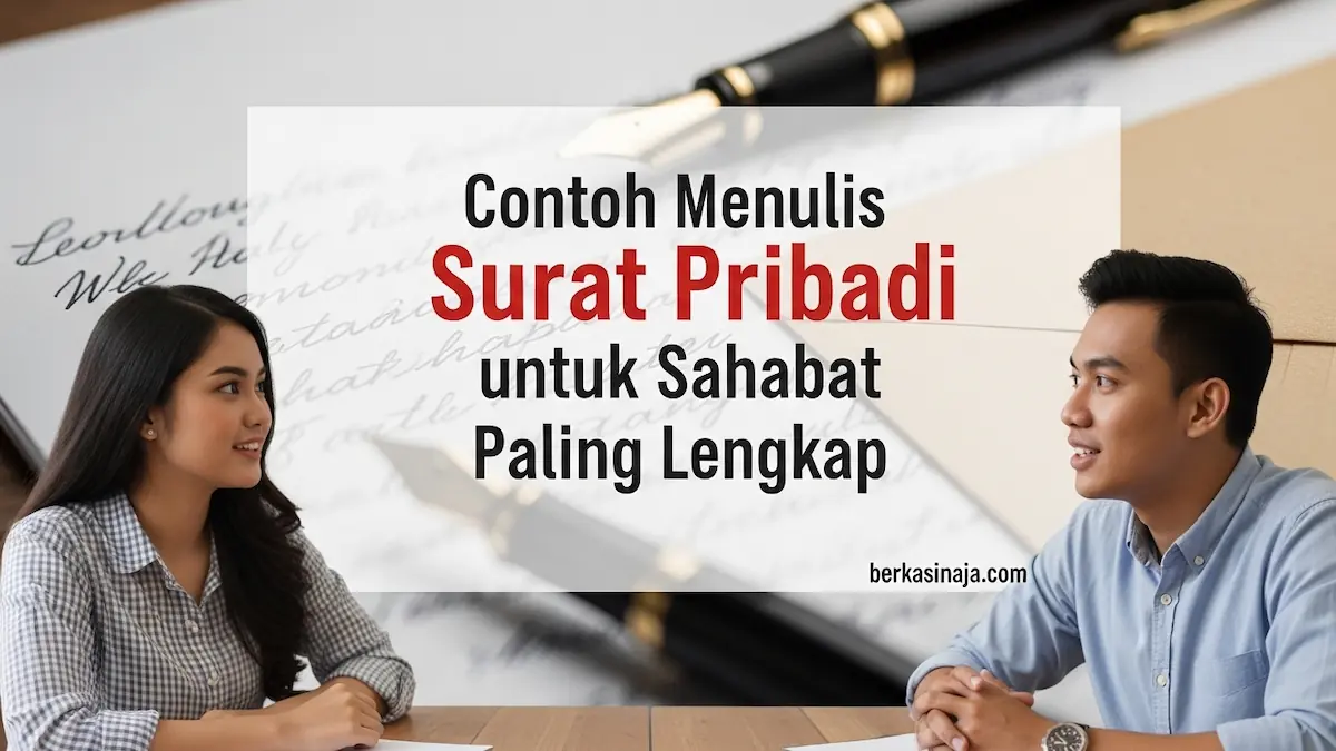 Contoh Menulis Surat Pribadi untuk Sahabat Paling Lengkap