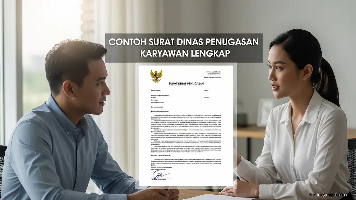 Contoh Surat Dinas Penugasan Karyawan Lengkap