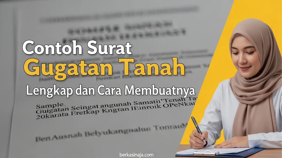 Contoh Surat Gugatan Tanah Lengkap dan Cara Membuatnya