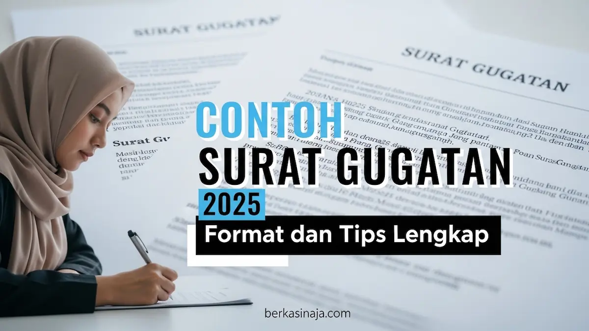 Contoh Surat Gugatan 2025: Format dan Tips Lengkap