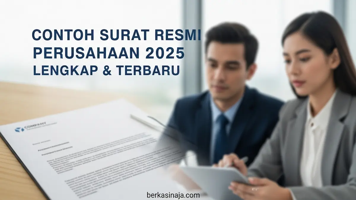 Contoh Surat Resmi Perusahaan 2025 Lengkap & Terbaru