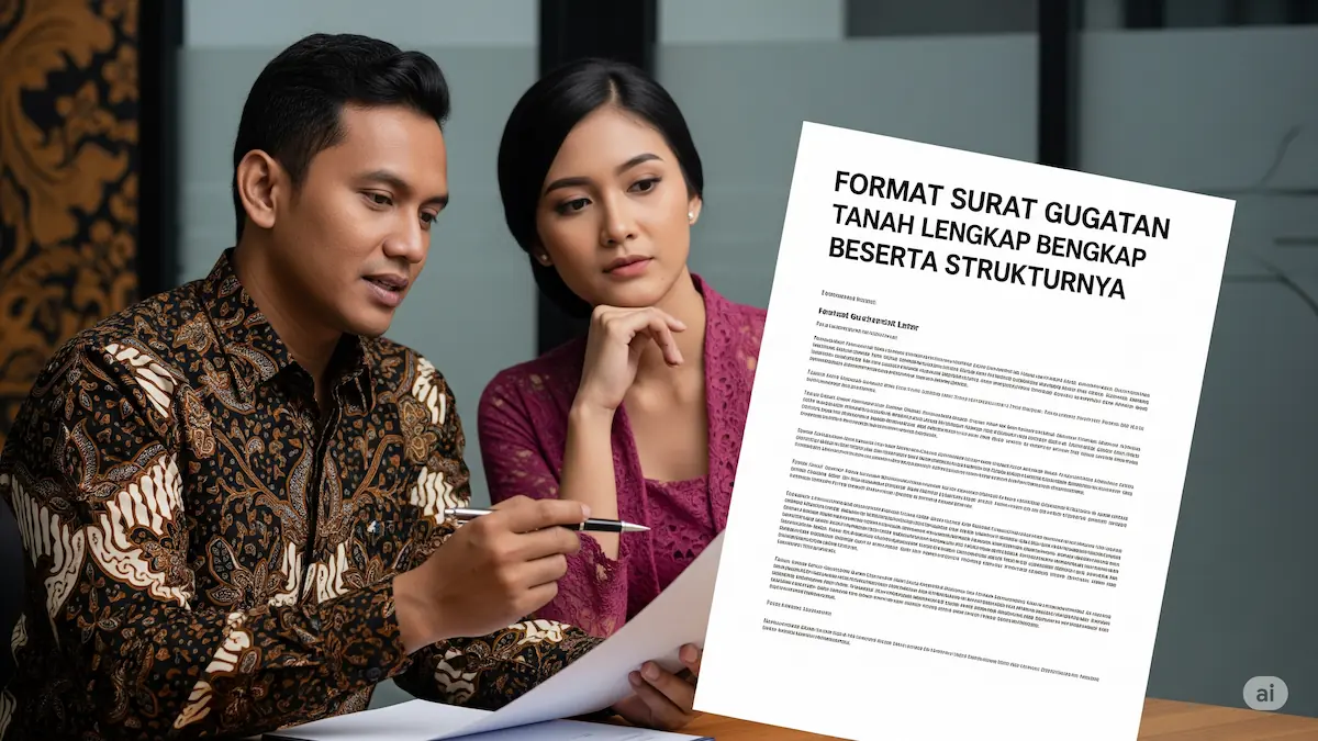Format Surat Gugatan Tanah Lengkap Beserta Strukturnya