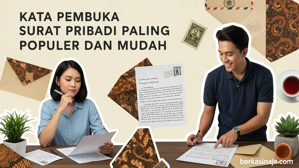 Kata Pembuka Surat Pribadi Paling Populer dan Mudah