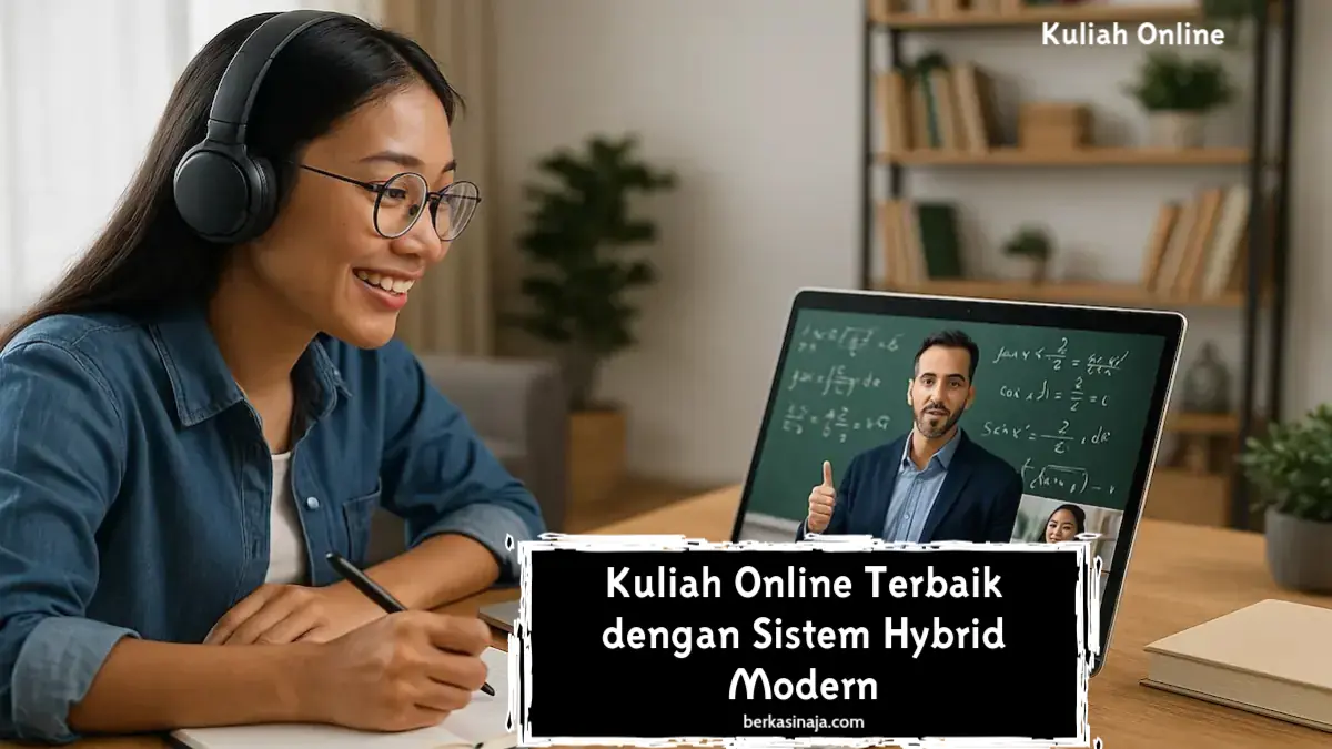 Kuliah Online Terbaik dengan Sistem Hybrid Modern