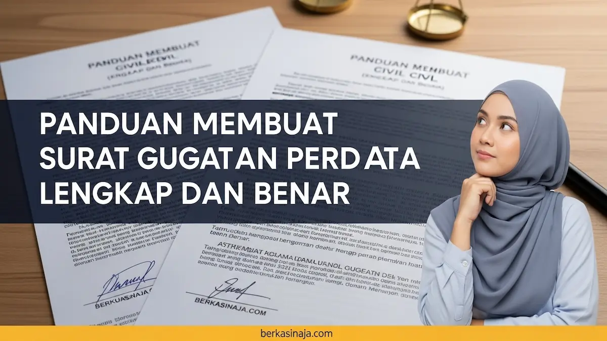 Membuat Surat Gugatan Perdata Lengkap dan Benar