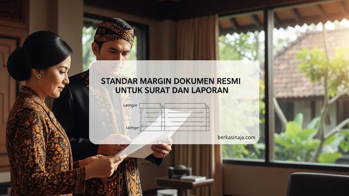 Standar Margin Dokumen Resmi untuk Surat dan Laporan