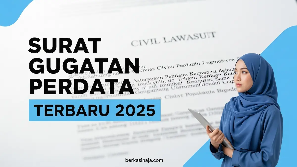 Surat Gugatan Perdata Terbaru 2025 yang Benar