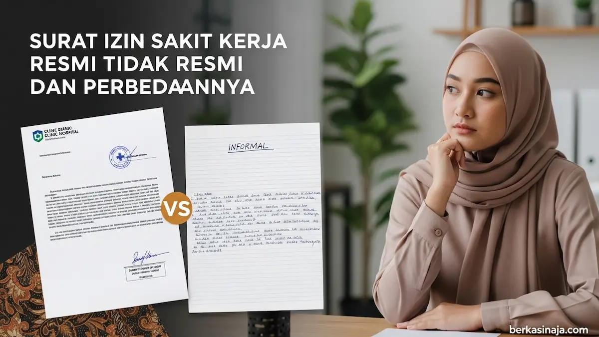 Surat Izin Sakit Kerja Resmi, Tidak Resmi dan Perbedaannya