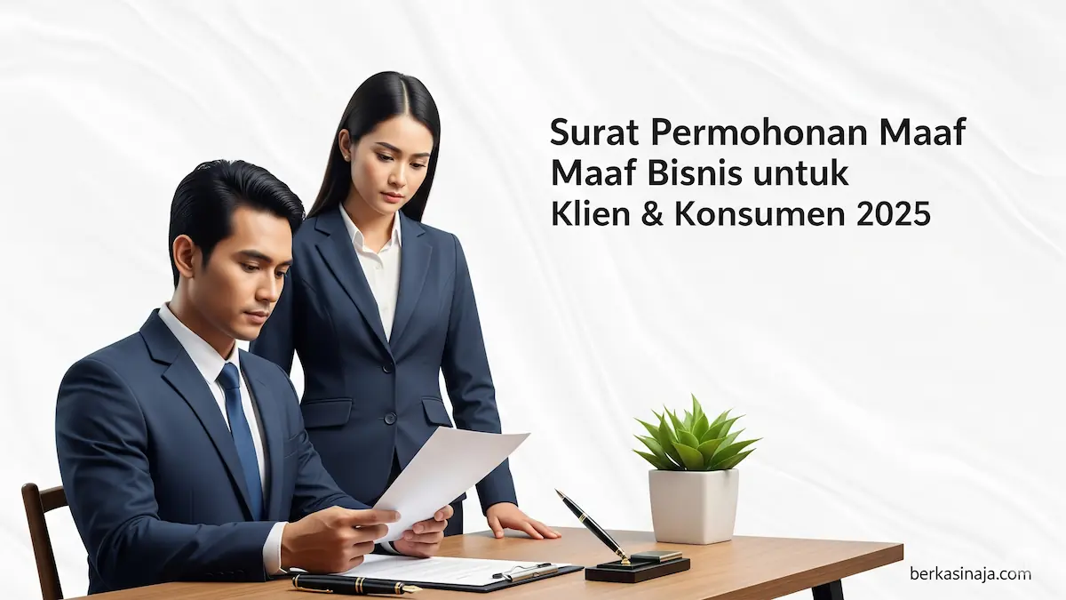 Surat Permohonan Maaf Bisnis untuk Klien & Konsumen 2025