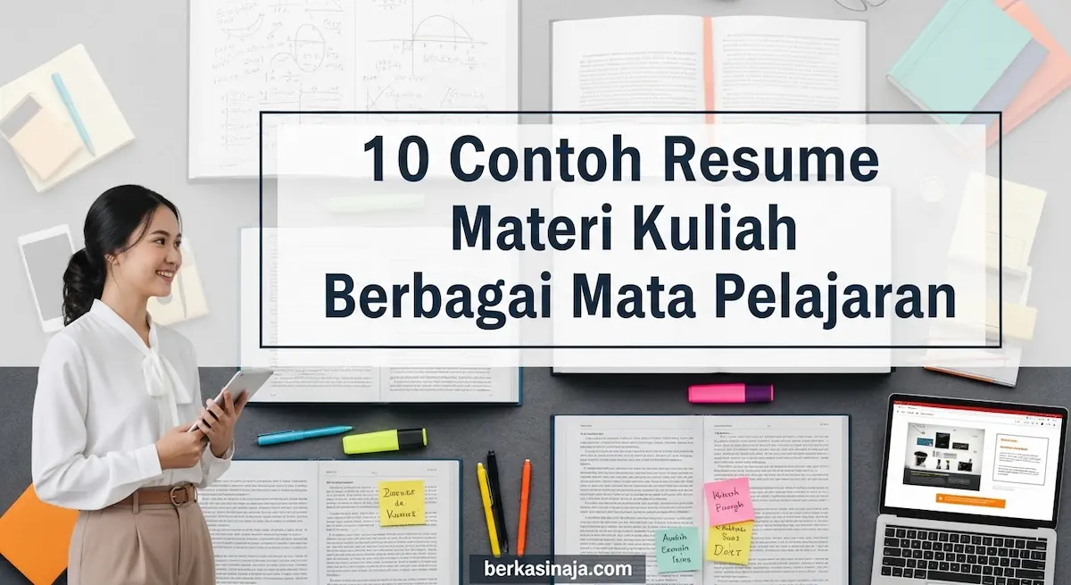 10 Contoh Resume Materi Kuliah Berbagai Mata Pelajaran