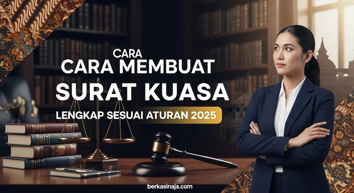 Cara Membuat Surat Kuasa Lengkap Sesuai Aturan 2025