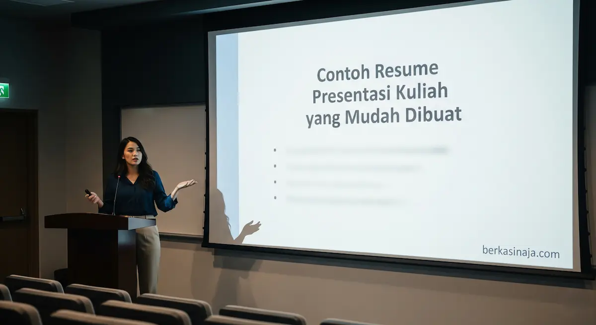 Contoh Resume Presentasi Kuliah yang Mudah Dibuat