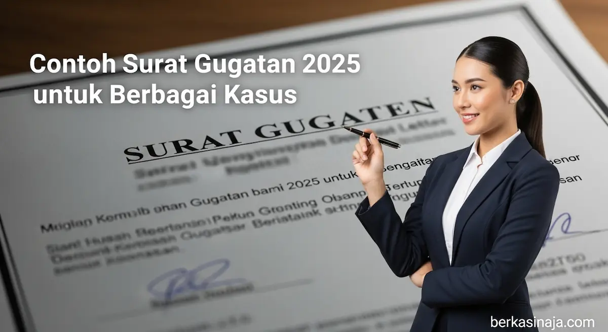 Surat Gugatan 2025: Contoh Resmi untuk Berbagai Kasus