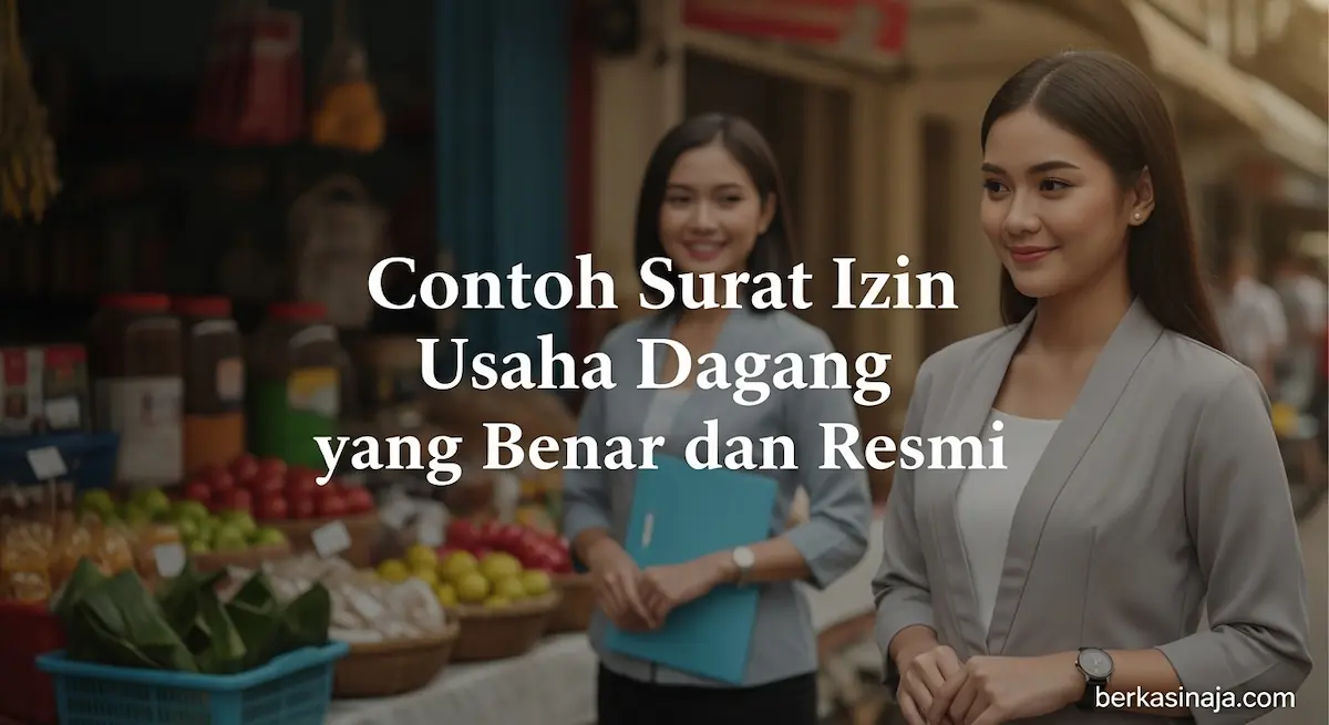 Contoh Surat Izin Usaha Dagang yang Benar dan Resmi