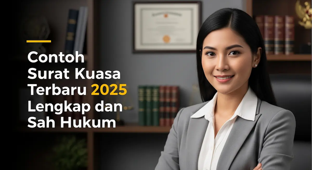 Contoh Surat Kuasa Terbaru 2025 Lengkap dan Sah Hukum