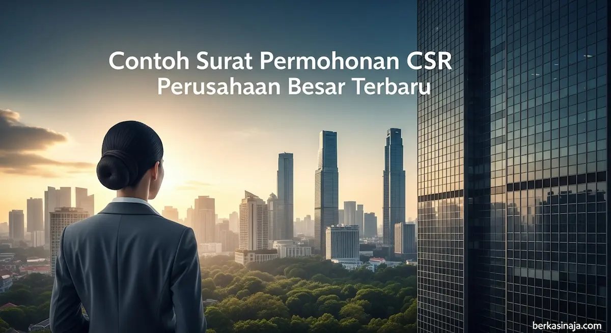 Contoh Surat Permohonan CSR Perusahaan Besar Terbaru