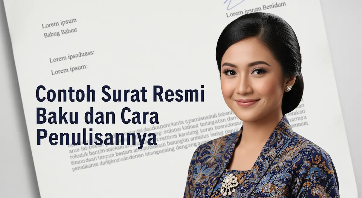 Contoh Surat Resmi Baku dan Cara Penulisannya
