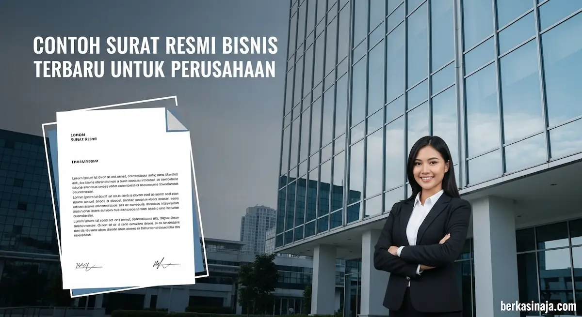 Contoh Surat Resmi Bisnis Terbaru untuk Perusahaan