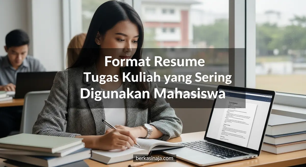 Format Resume Tugas Kuliah yang Sering Digunakan Mahasiswa