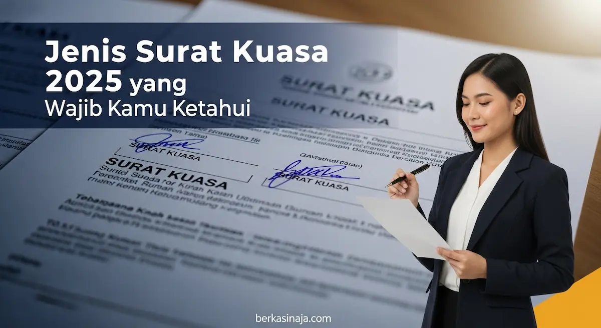 Jenis Surat Kuasa 2025 yang Wajib Kamu Ketahui