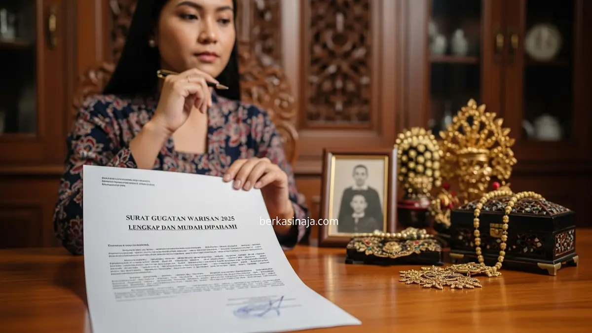 Surat Gugatan Warisan 2025 Lengkap dan Mudah Dipahami