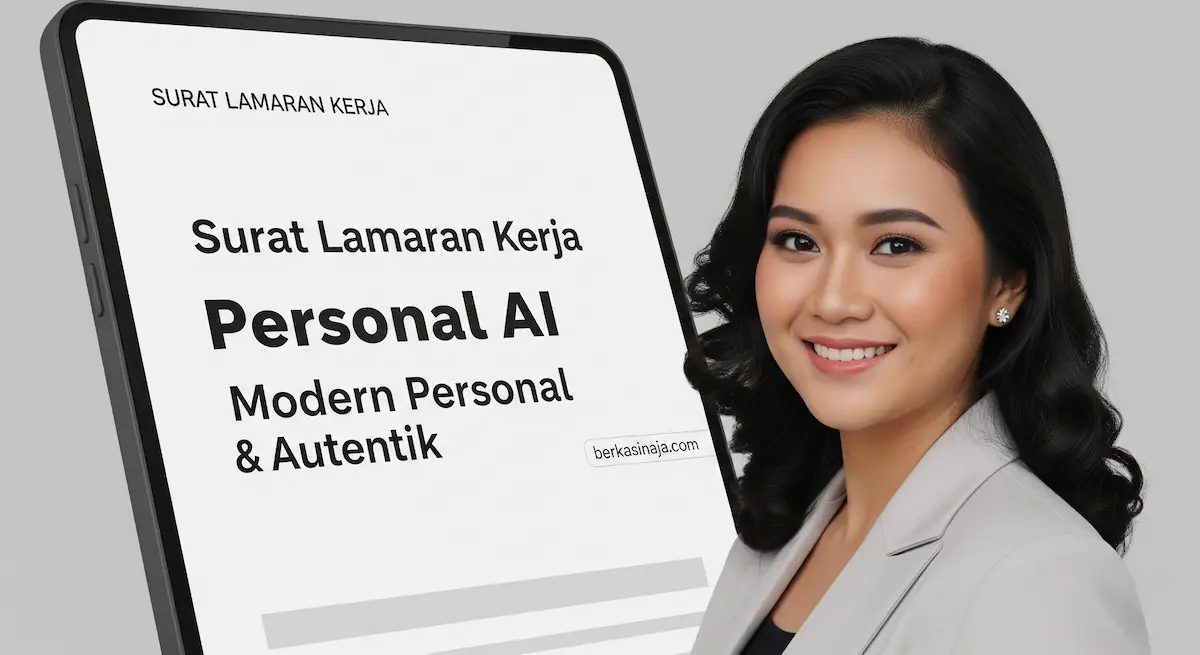 Surat Lamaran Personal AI Modern, Personal & Autentik
