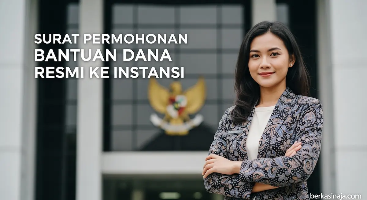 Surat Permohonan Bantuan Dana Resmi ke Instansi