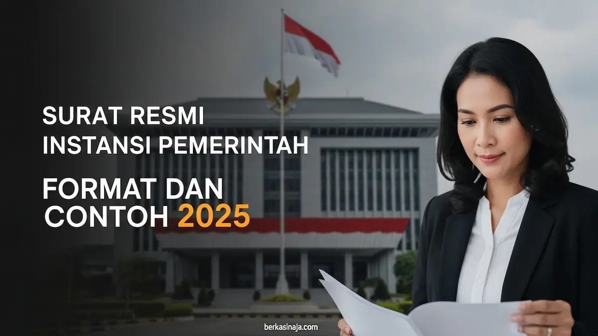 Surat Resmi Instansi Pemerintah: Format dan Contoh 2025
