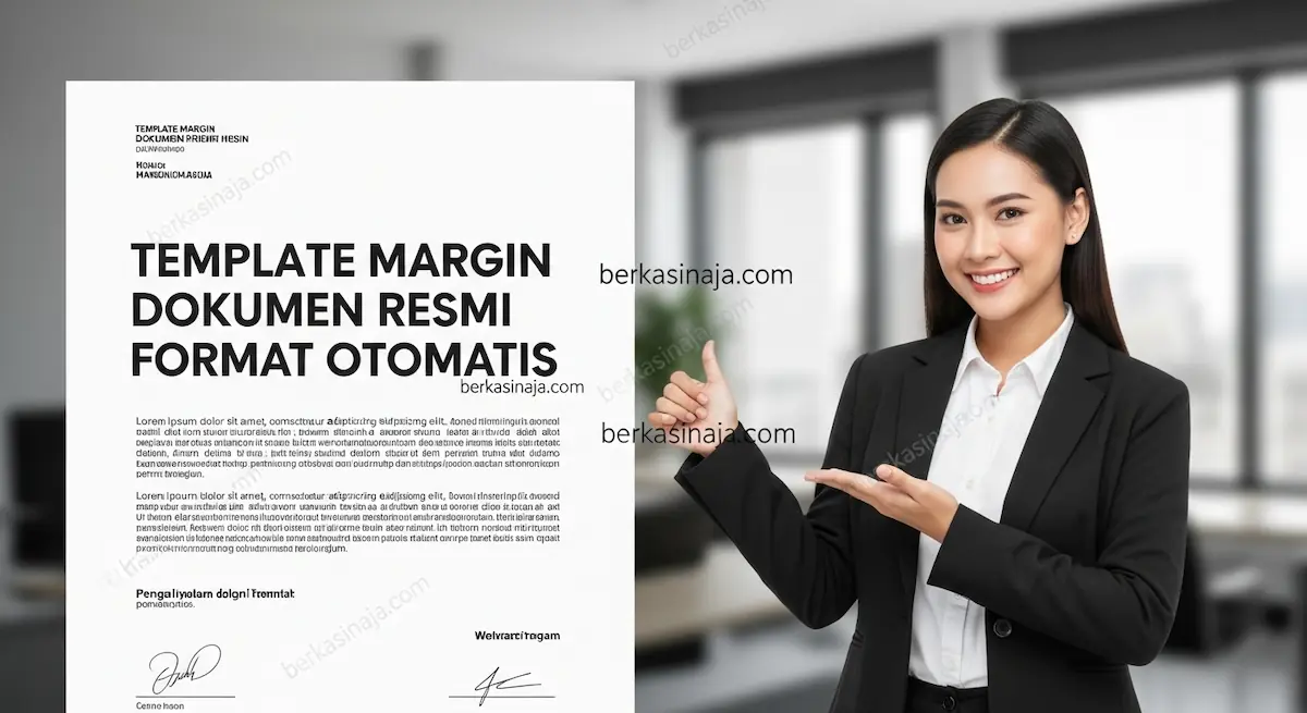 Template Margin Dokumen Resmi Format Otomatis