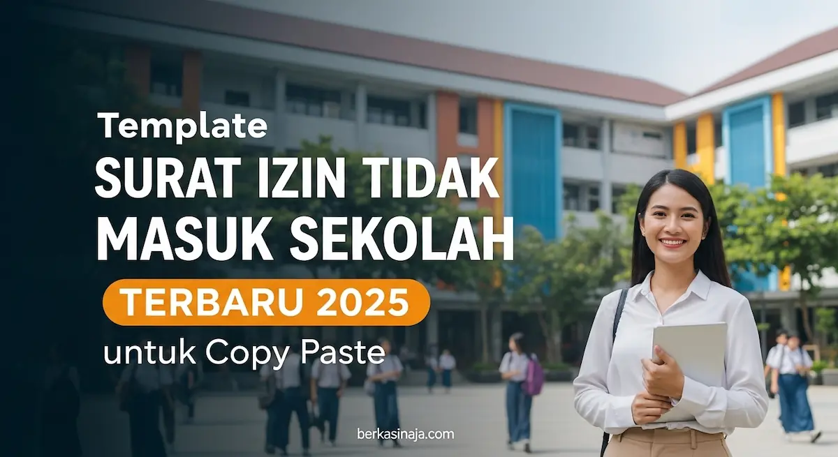 Template Surat Izin Sekolah Terbaru 2025 Copy Paste