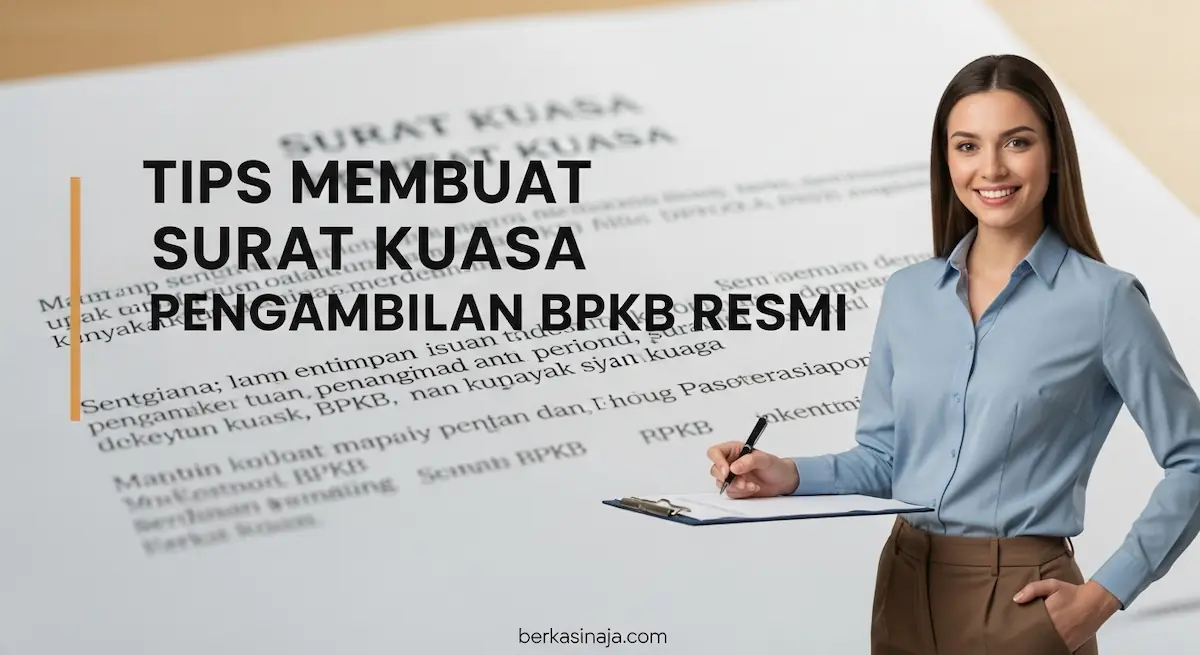 Tips Membuat Surat Kuasa Pengambilan BPKB Resmi