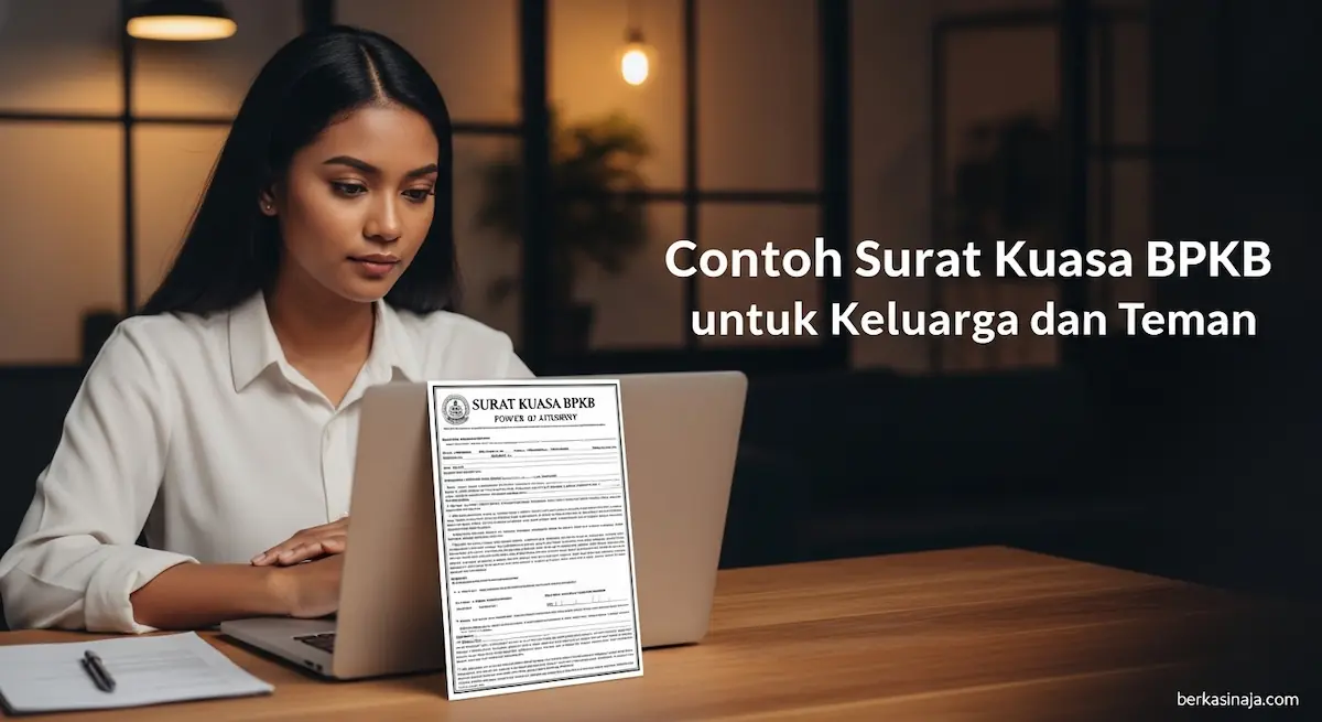 Contoh Surat Kuasa BPKB untuk Keluarga dan Teman