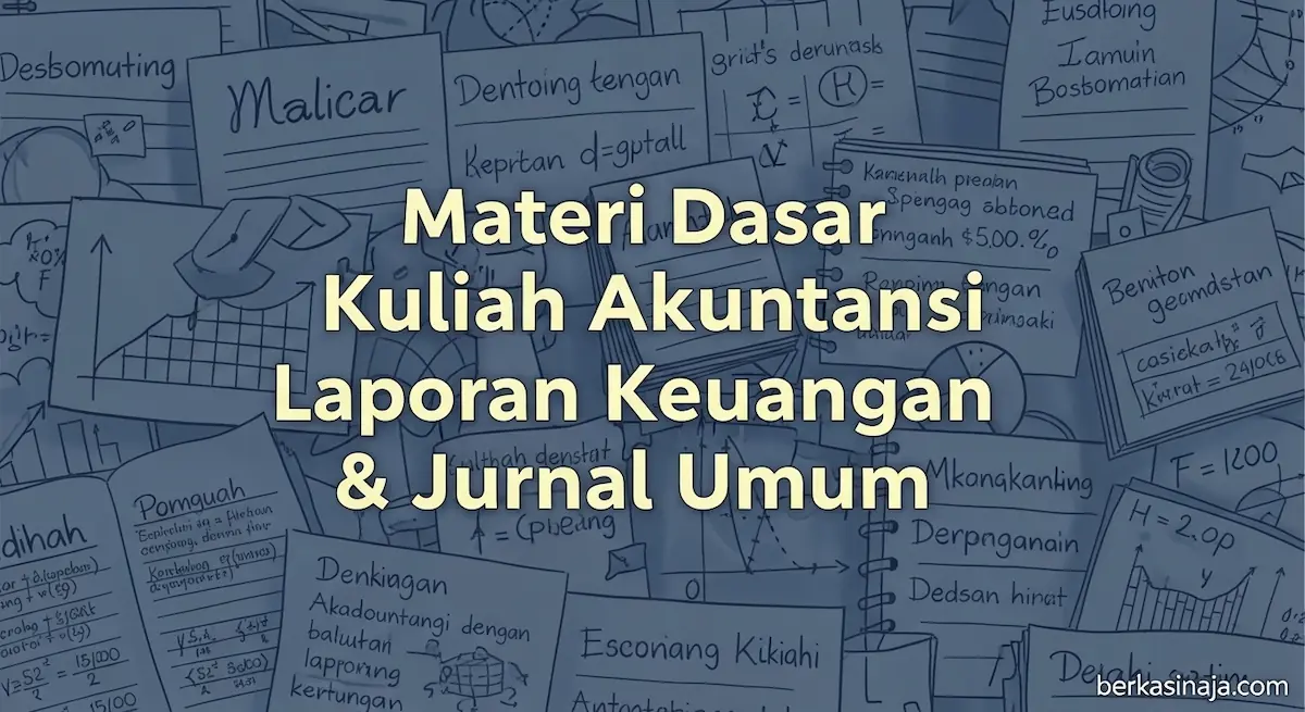 Materi Dasar Kuliah Akuntansi Laporan Keuangan & Jurnal Umum