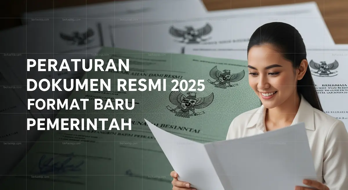 Peraturan Dokumen Resmi 2025: Format Baru Pemerintah