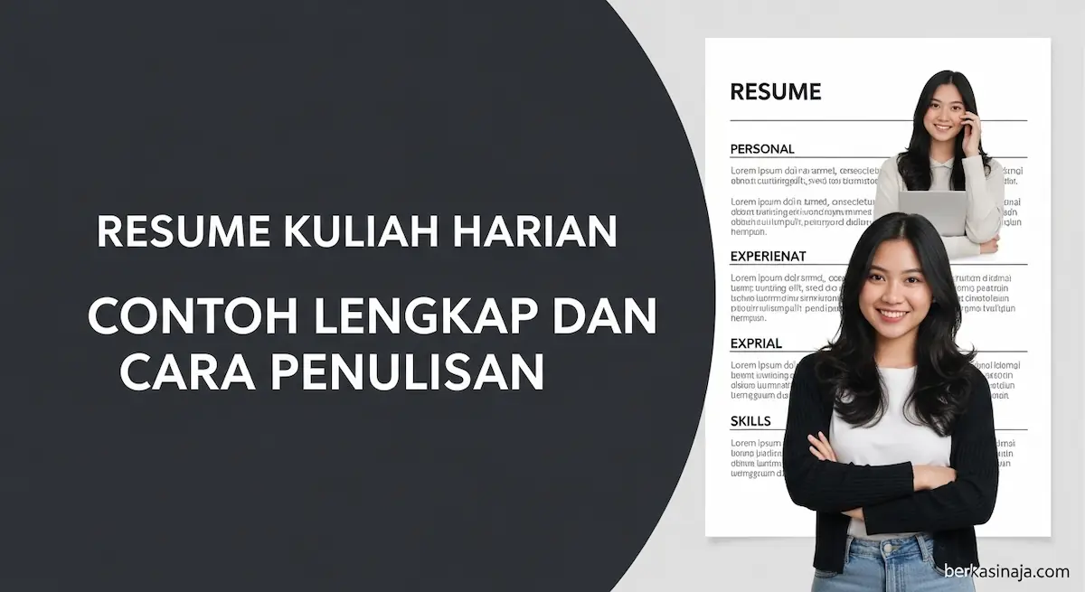 Resume Kuliah Harian: Contoh Lengkap dan Cara Penulisan
