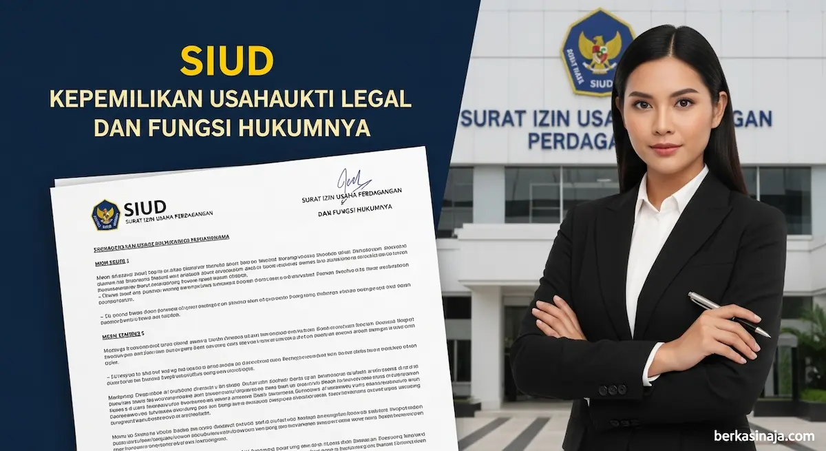 SIUD Kepemilikan Usaha: Bukti Legal dan Fungsi Hukumnya