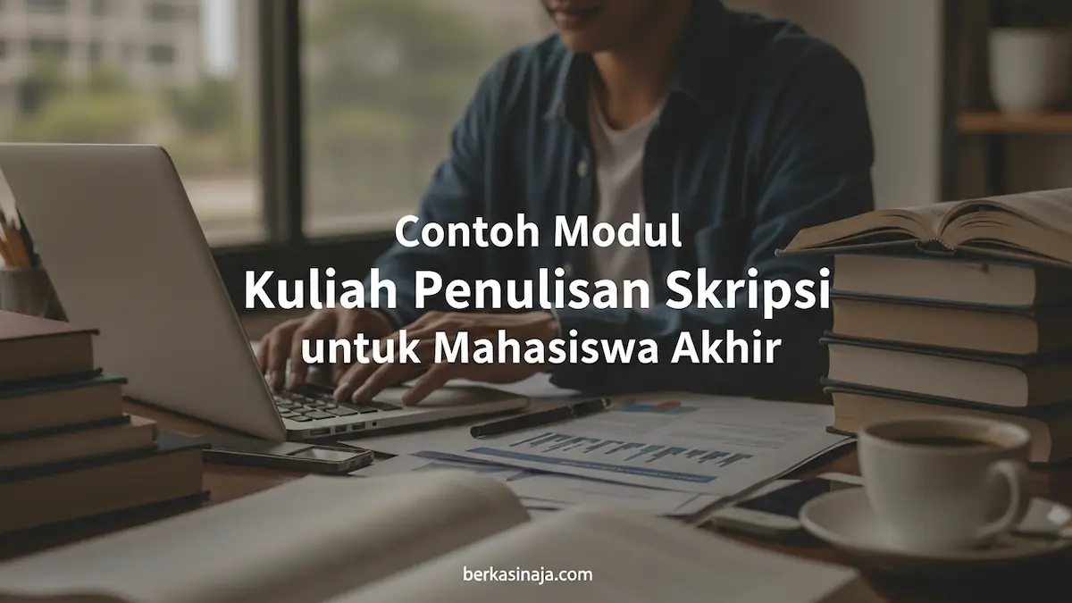 Contoh Modul Kuliah Penulisan Skripsi untuk Mahasiswa Akhir