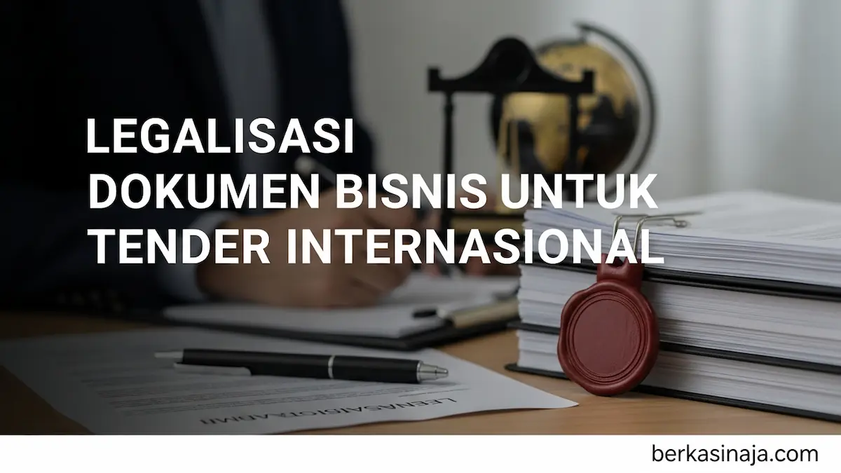 Legalisasi Dokumen Bisnis untuk Tender Internasional