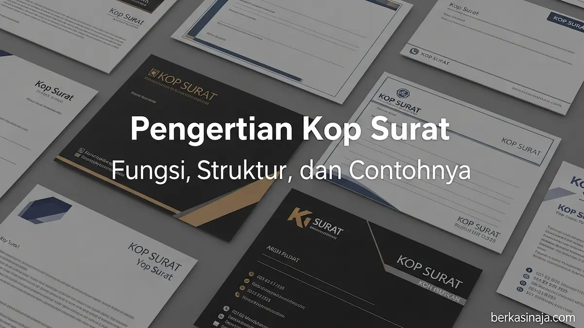Pengertian Kop Surat: Fungsi, Struktur, dan Contohnya
