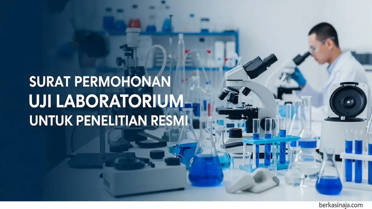 Surat Permohonan Uji Laboratorium untuk Penelitian Resmi