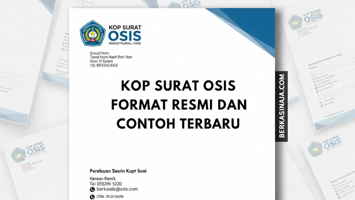 Kop Surat OSIS: Format Resmi dan Contoh Terbaru
